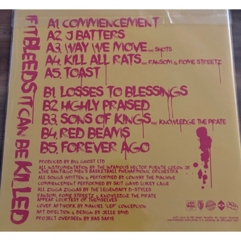 Conway The Machine x Big Ghost LTD ‎– If It Bleeds It Can Be Killed