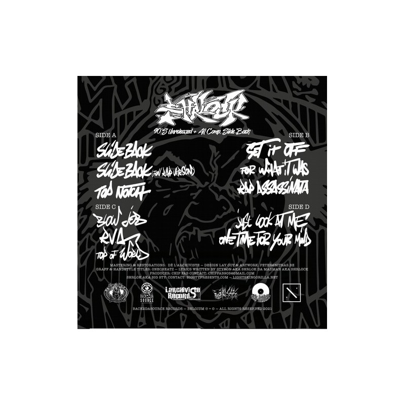 Shrlok Da Madman ‎– 90's Unreleased + All Comp. Slide Back